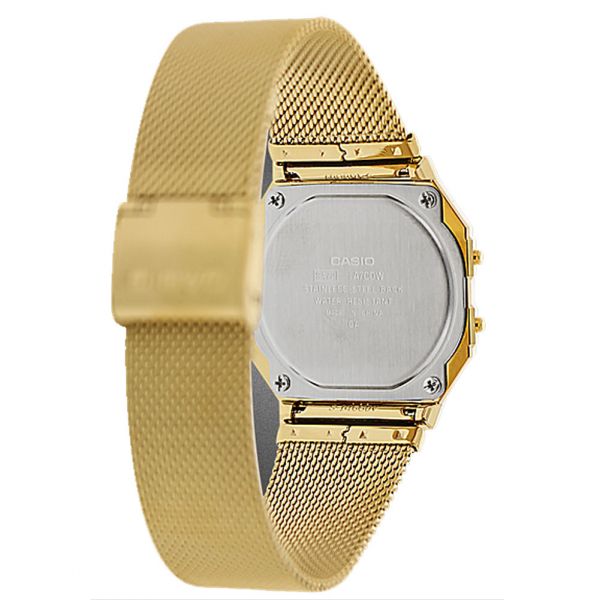 CASIO Vintage Gold Mesh Band | A700WMG-9AVT – Bezel House