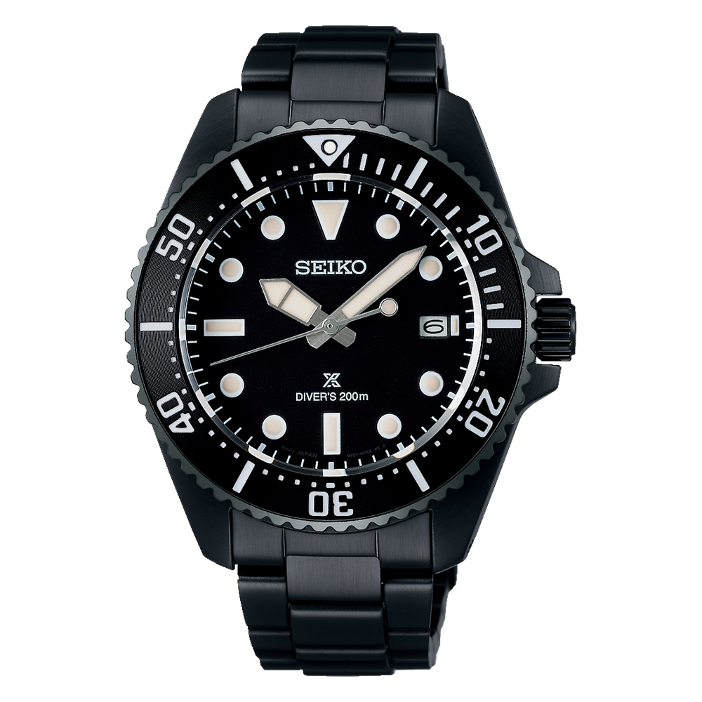 SEIKO Prospex Solar Diver All Black | SNE599 – Bezel House
